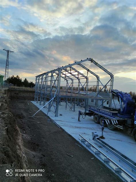 Hafif Çelik Hangar Alega