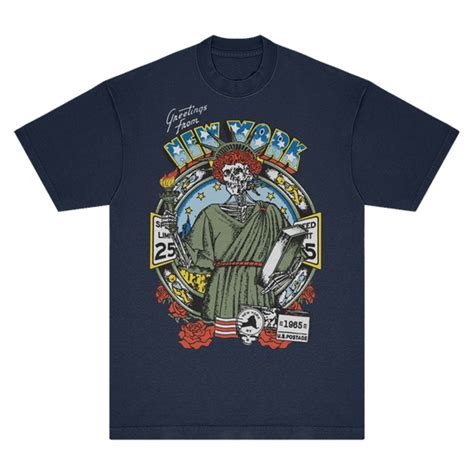 New York United States Of Dead T Shirt Grateful Dead Official Store
