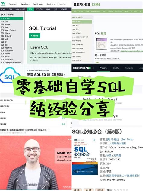 自学sql必备宝藏网站分享｜零基础快速入门 知乎