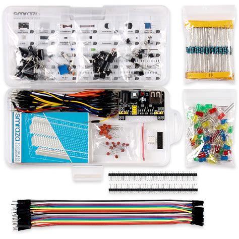 Set Componente Electronice Breadboard 830 Puncte LED Uri Compatibil