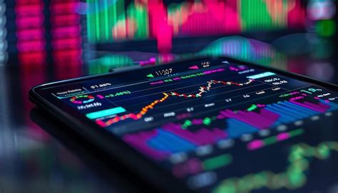 Vibrant Stock Market Tracking App With Colorful Graphs And Detailed