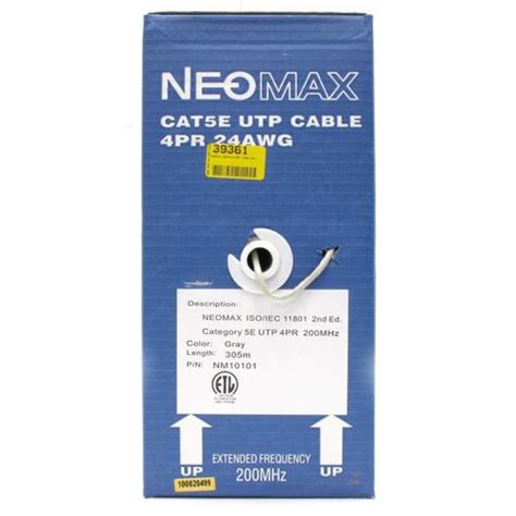 Кабель UTP NeoMax NM1009, NM10101 (NM1009 и NM10101 - это кабели с ...
