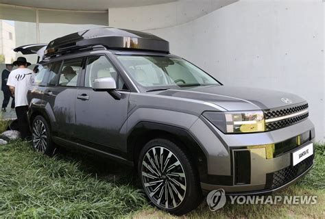 현대차 디 올 뉴 싼타페 공개 연합뉴스