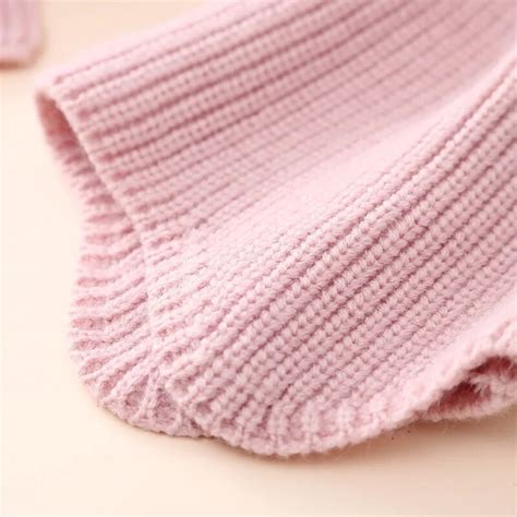 Badu Bg Зимна бебешка шапка шал комплект ръкавици едноцветно боне за малко дете плетени