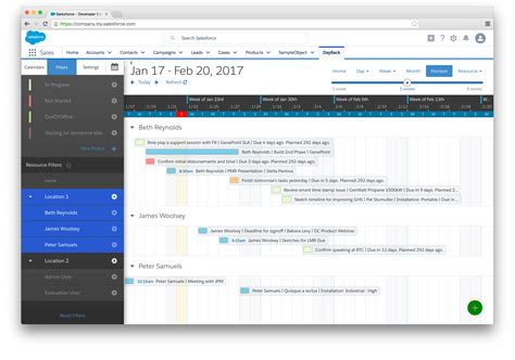 Salesforce Calendar • Resource Scheduling With Dayback