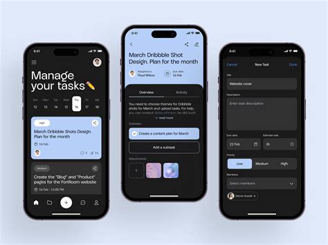 Task Management App Iosandroid Ui By Ronas It Uiux Team On Dribbble