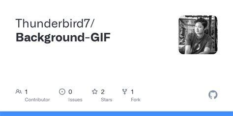 GitHub Thunderbird Background GIF