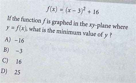 Answered F X X 3 16 If The Function F Is Graphed In The Xy Plane Kunduz
