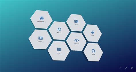 Github Zombiefoxhexagontab Hexagon Bookmarks Accented With A Chosen Colour Customise The