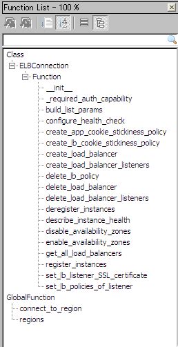 notepad Function List の python の parsing rule をカスタマイズする Rock n