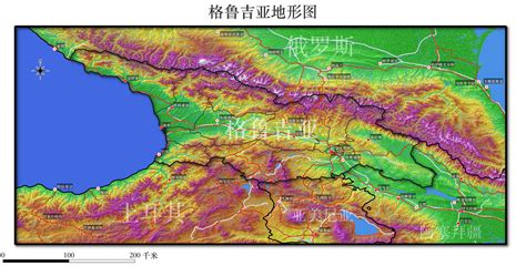 Gis 学习笔记一：使用 Qgis 绘制地形图，以格鲁吉亚为例 哔哩哔哩
