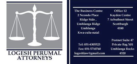 Logesh Perumal Attorneys Umhlanga Projects Photos Reviews And More Snupit