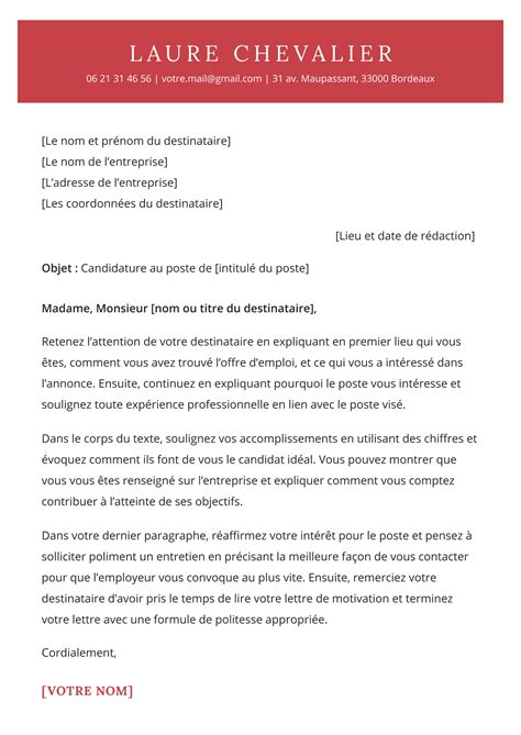 Modèle Lettres De Motivations Modèle Lettre Motivation Manuscrite Gmbx