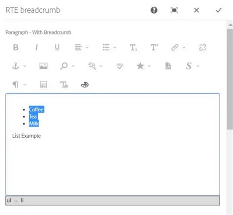Aem Lab Arun Patidar Aem Touch Ui Rte Html Element Selector Custom Style Plugin And Color