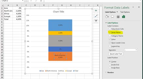 Displaying Data In Excels Stack Column Chart Stack Overflow