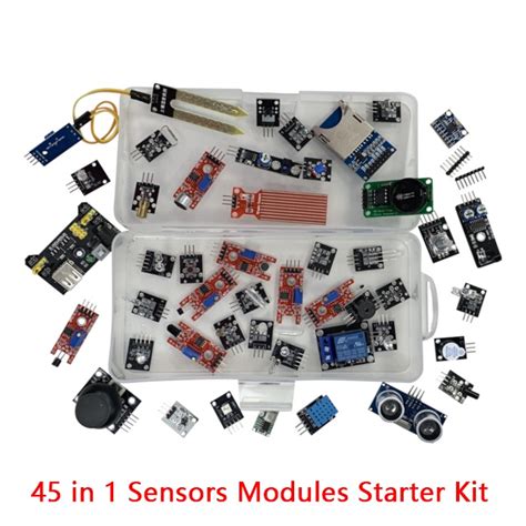 For Arduino 45 In 1 Sensors Modules Starter Kit Better Than 37in1