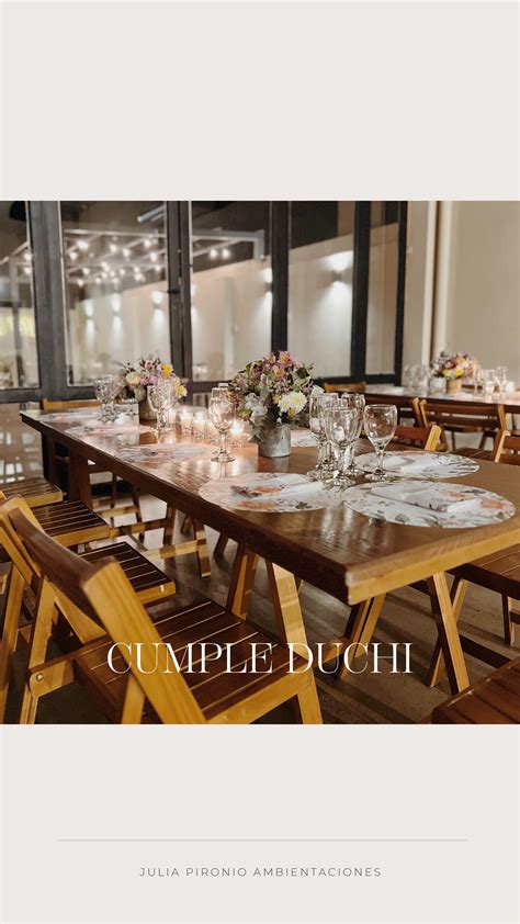 Julia Pironio Pequeños Detalles Inmensas Alegrías 🎉🎂 Celebrando Los 70 Años De Duchi Con Una