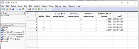 How To Create A Script To Import Xls To Jmp Jmp User Community