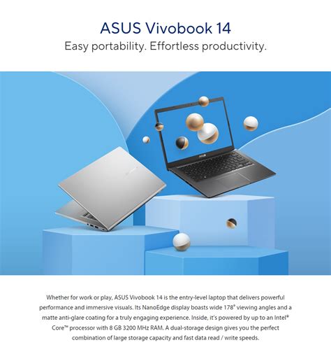 Asus Vivobook 14 X1400ea Bv1901w 14 Hd Intel I3 8gb Ddr4 256gb Ssd