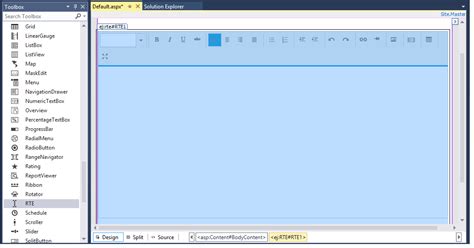 Getting Started With Richtexteditor Control For Syncfusion Aspnet