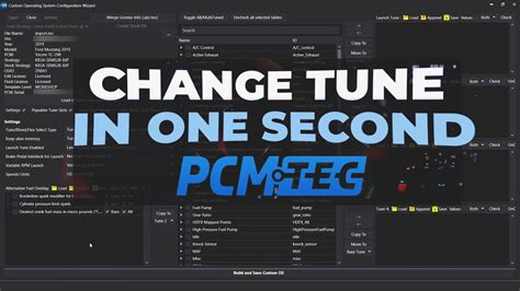 Pcmtec Parameter Template Editor Multi Tune Training Pcmtec Youtube