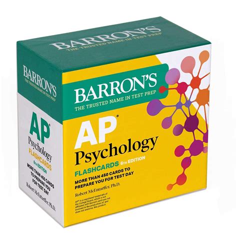Ap Psychology Flashcards Sixth Edition Up To Date Review Barrons Ap Prep
