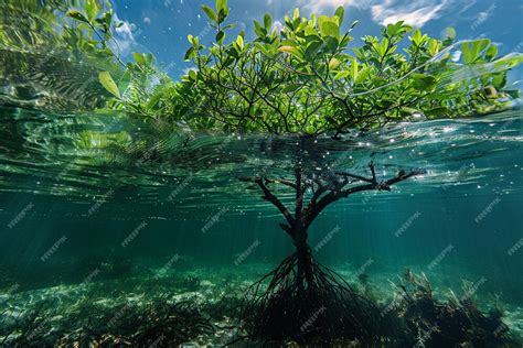 Investigating The Vulnerability Of Mangrove Ecosys Generative Ai Premium Ai Generated Image
