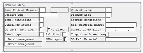Additional Fields On The Material Master Learn SAP Program