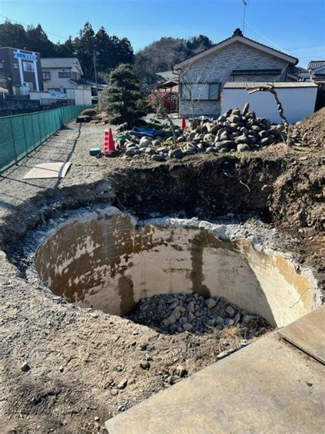青梅市 防火水槽撤去工事 株式会社木﨑工業