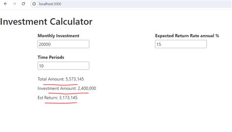 How To Create The Investment Calculator In React Js Blogshub