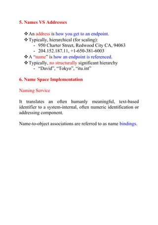Naming In Distributed System PDF