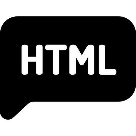 Html Basic Rounded Filled Icon