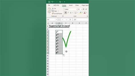 How To Use Superscript Function In Ms Excel Shorts Virial Excel Exceltips Youtube