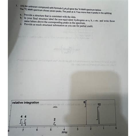 Solved 15 ﻿an Unknown Compound With Formula C10h14o ﻿gave