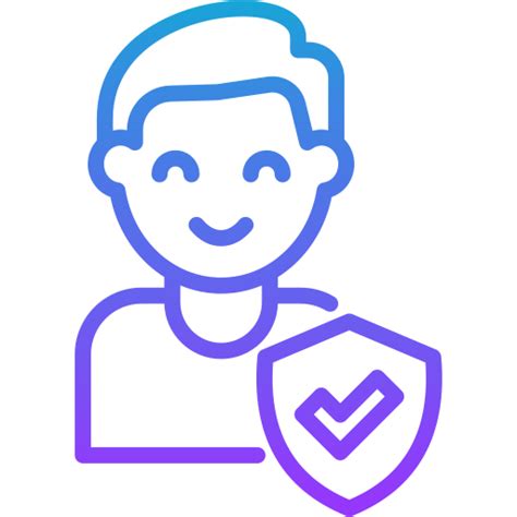 Authentication Generic Gradient Outline Icon