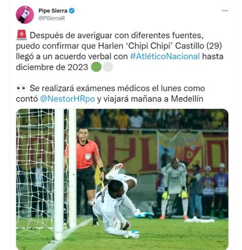 Chipi Chipi Castillo Cerca De Convertirse En Nuevo Portero De Atlético