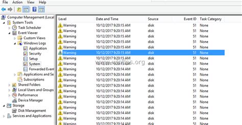 Fix Warning Disk Event 51 An Error Detected On Device During Paging Operation