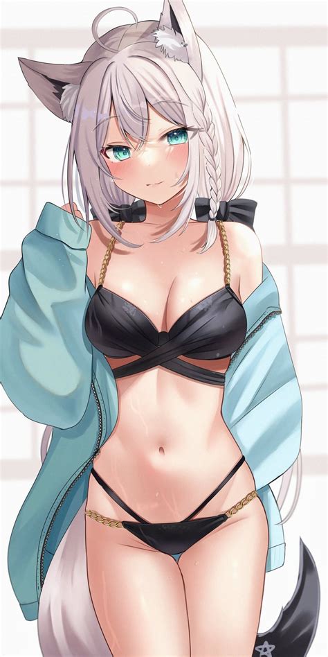 Shirakami Fubuki Hololive Drawn By Nibosi Danbooru