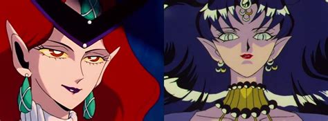 Sailor Moon Darkfall Queen Beryl And Queen Nehellenia Sailor Moon