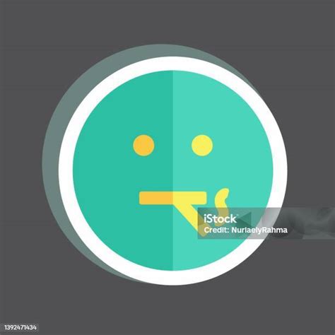 스티커 이모티콘 흡연 이모티콘 기호에 적합합니다 편집 가능한 간단한 디자인 디자인 템플릿 벡터 간단한 기호 그림 감정에 대한 스톡 벡터 아트 및 기타 이미지 Istock