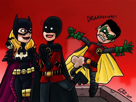 Commish Robins For Donganoid Batgirl And Robin Batgirl Stephanie Brown