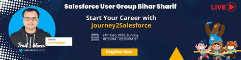 See Start Your Career With Journey2salesforce At Trailblazer Community Salesforce User Group