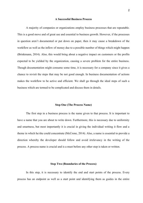 Process Analysis Essay Examples Sample ️