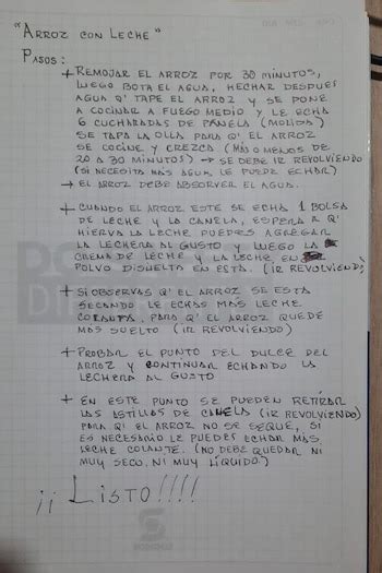 Le Consultó A Su Papá Cómo Hacer Un Arroz Con Leche Le Envió La Receta