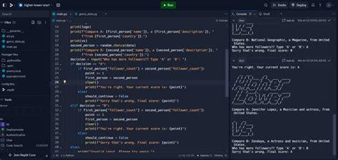 100daysofcode Pythonbootcamp Higherlowergame 100daysofcode