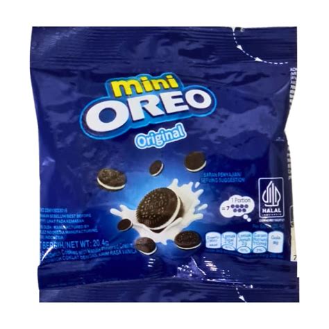 Oreo Mini Cream Biscuit Original 204gr Superb Hyper