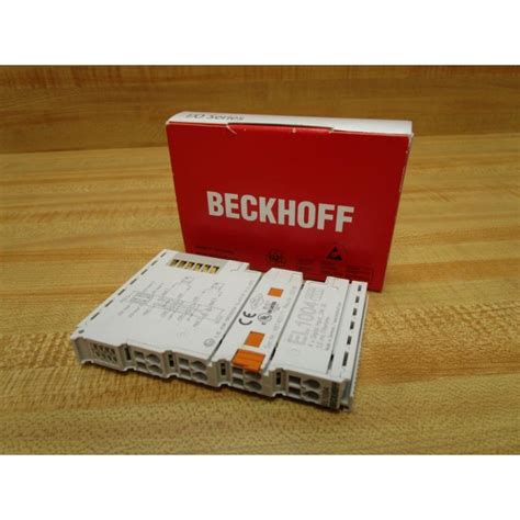 Beckhoff EL1004 4 Channel Digital Input Terminal Mara Industrial