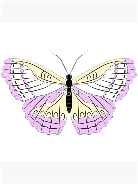Subtle Non Binary Butterfly Poster For Sale By Blob Ble Redbubble