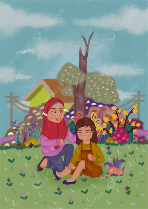 사탕을 들고 우는 소녀 배경 착한 여자 제스처를 돕는 삽화 배경 일러스트 및 사진 무료 다운로드 Pngtree