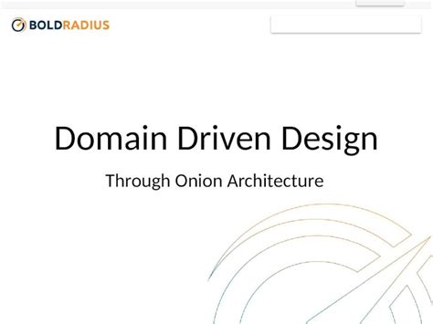 PPTX Domain Driven Design Through Onion Architecture DOKUMEN TIPS